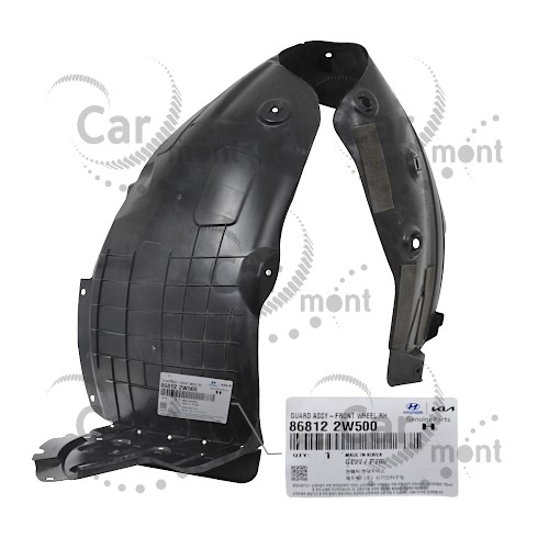 Nadkole przednie prawe - Hyundai Santa Fe 2015-.. - 86812-2W500 ...