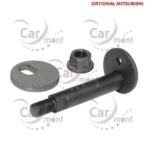 Śruba nakrętka podkładka zbieżności przedniego wahacza - L200 KB4/KL/KK ...